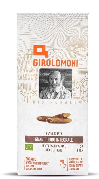Fullkornspasta av durumvete penne rigate BIO 500 g - GIROLOMONI Lägsta ...